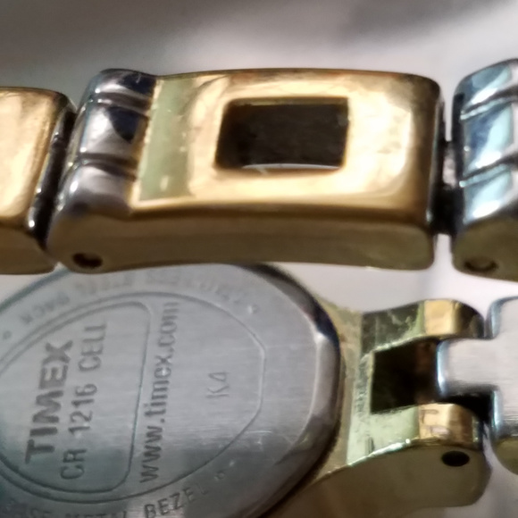 Timex | Accessories | Timex Gold And Silver Bracelet Watch Working ...